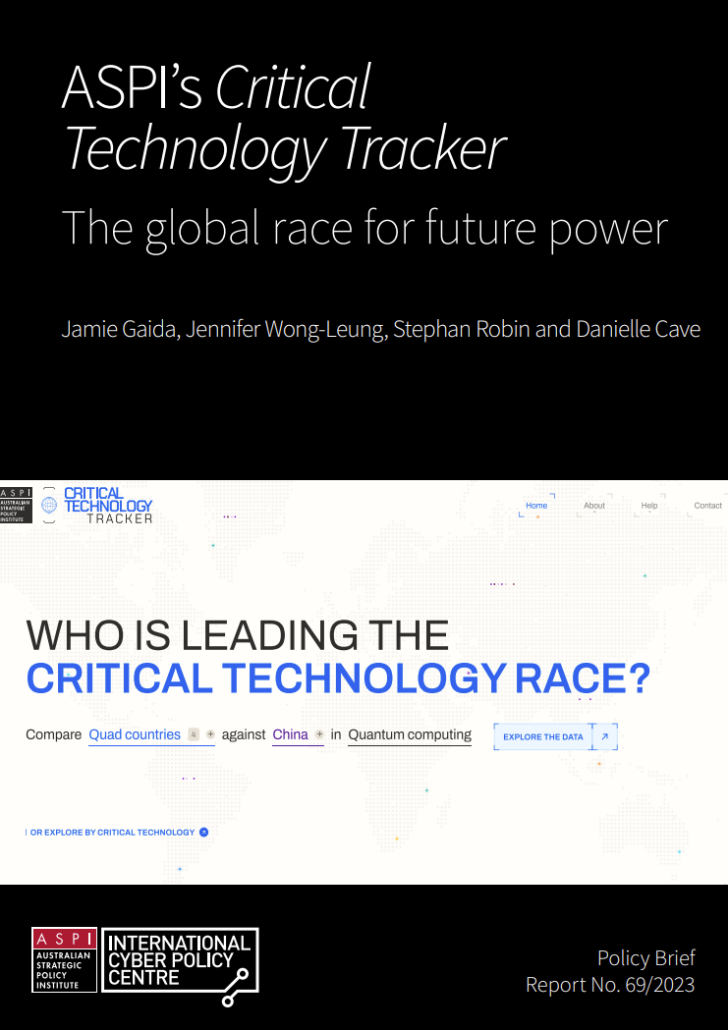 ASPI’s Critical Technology Tracker - ASPI