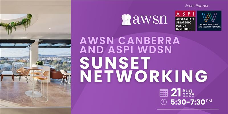 AWSN x ASPI: Sunset Networking & Drinks - ASPI