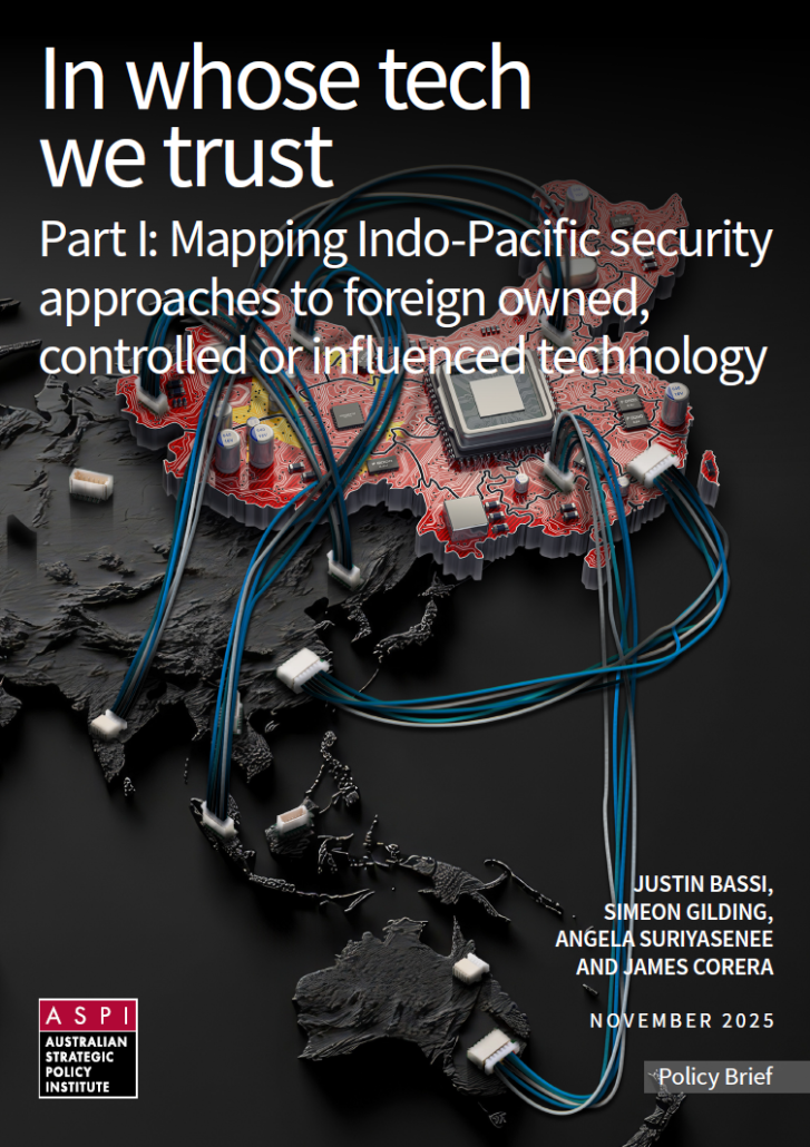 In whose tech we trust: Part I - Mapping Indo-Pacific security approaches to foreign owned ...